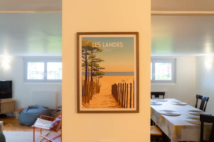 Appartement Rdc, Jardin&vélos – Entre Lac Et Océan - Soustons