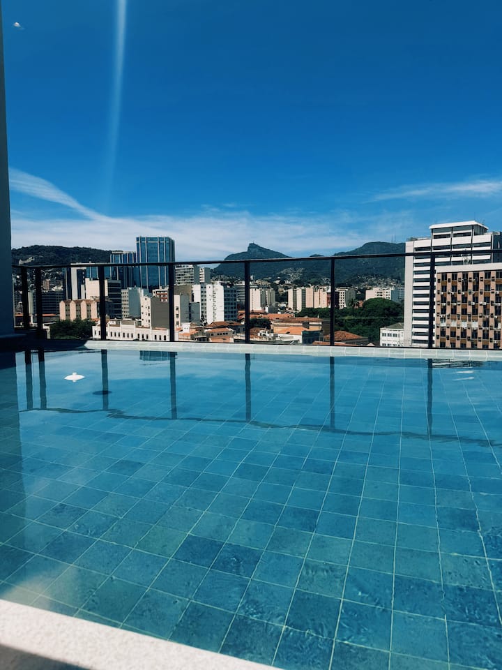 Studio Completo No Centro | Piscina C/vista Cristo - Rio de Janeiro