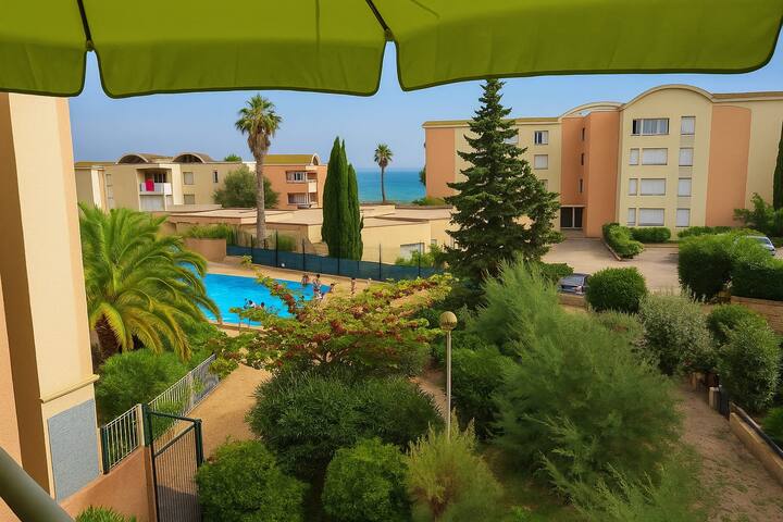 Thalassa Ii (T2, Port, Plage, Piscine, Clim) - Gruissan