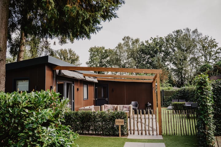 Luxe Boshuisje 34 Met Ligbad En Airco @ Veluwe - Putten