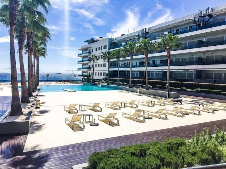 Incredible Sea View 4bd Front Beach - Ibiza