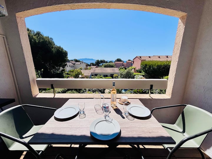 Appartement Pépite 4 Couchages Terrasse Vue Mer - Bandol