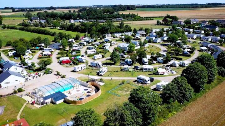 Zecamping 4* Mobil Home 28m² Piscine - Étretat