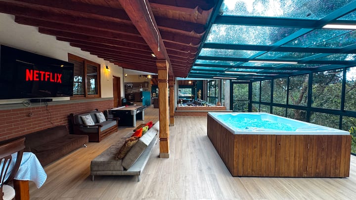 Finca Con Jacuzzi/billar/cancha Futbol/zona Verde - La Ceja