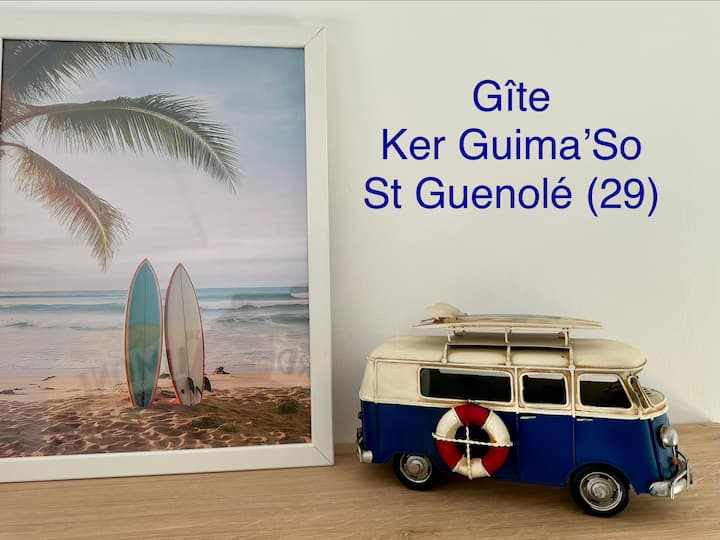Maison St Guenole Terrasse Exotique/surf La Torche - Penmarch
