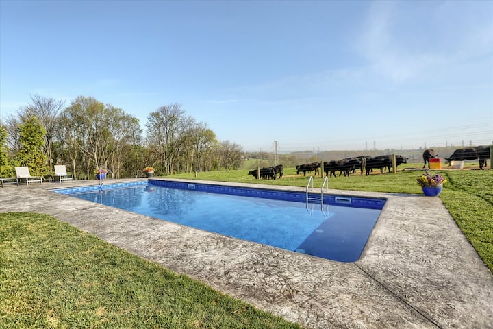 Luxury Angus Ranch | Pool, Hot Tub, Near Hershey - Hershey, PA