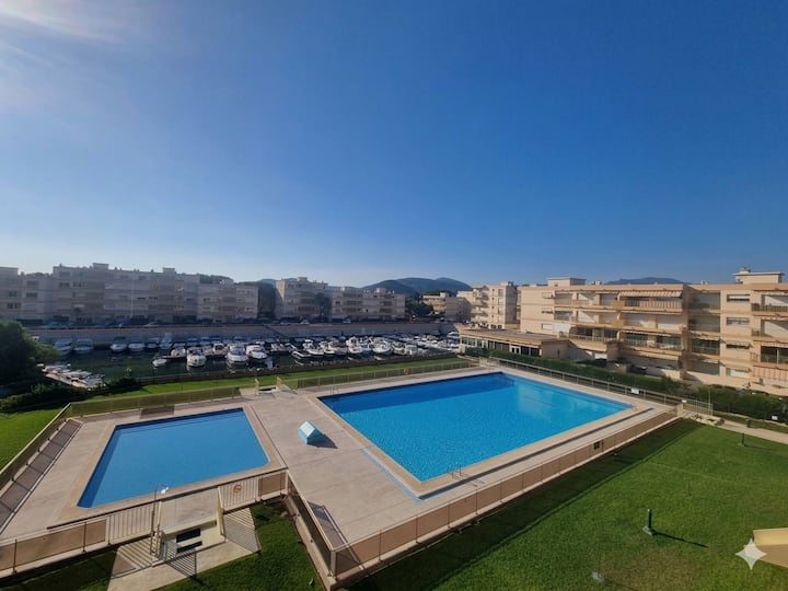 Appart Rez De Jardin Calme, Residence Avec Piscine - Mandelieu-la-Napoule