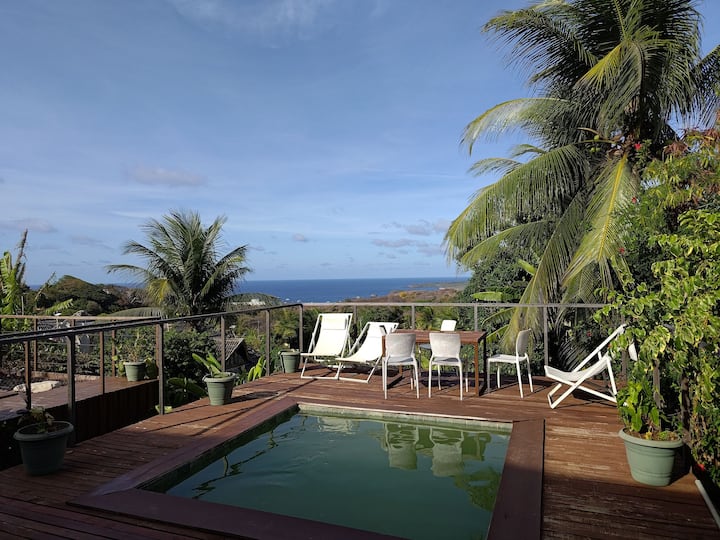Tuba Flat Térreo Com Piscina E Jardim Tropical 02 - Fernando de Noronha