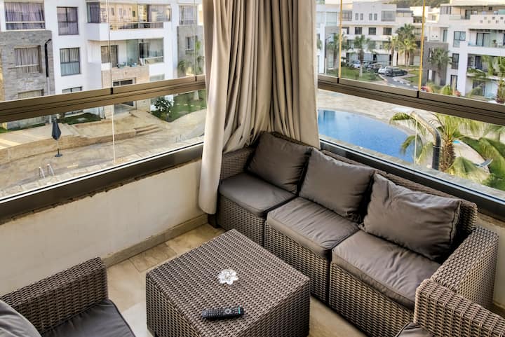 Luxe Appart Hivernage Piscine Agadir 201 - Agadir