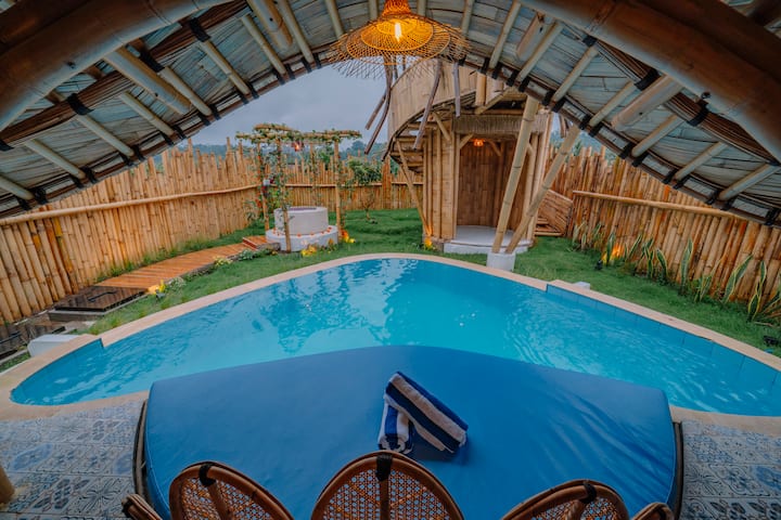 Eco Bamboo Villa Sidemen Bali Brand New - Sidemen