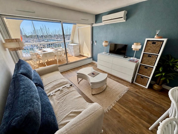 Studio Tout Confort Avec Vue Sur Le Port - Aigues-Mortes