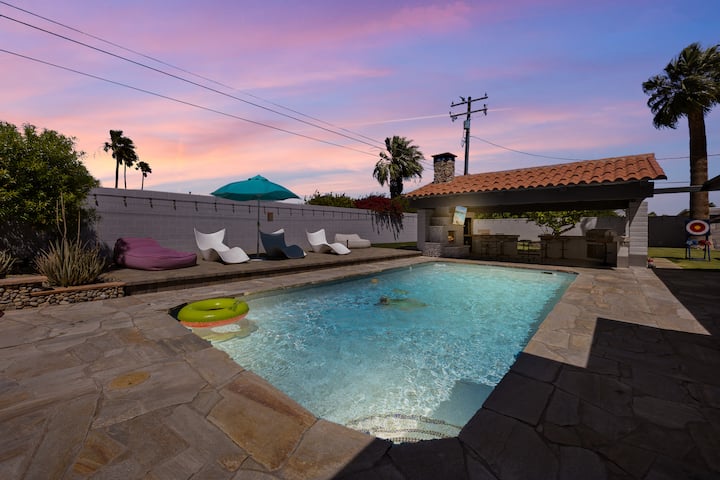 Mcm Lux Resort Games, Dual Master, Gym &Heated Spa - Palm Springs, CA