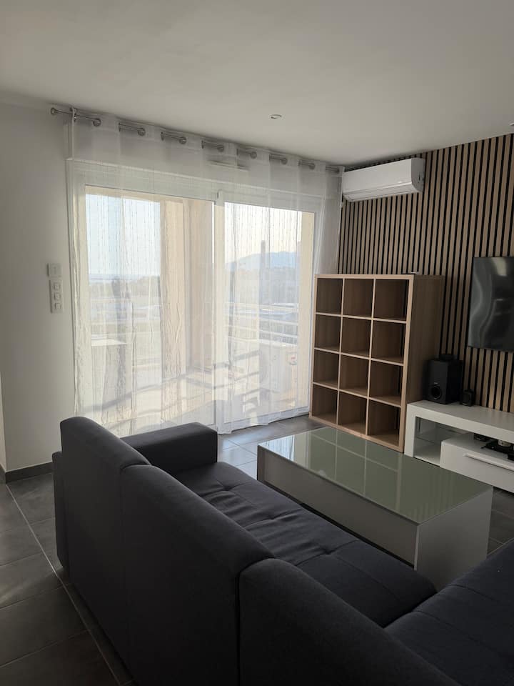 F2 Ajaccio - Dernier éTage Avec Terrasse Vue Mer - Bastelicaccia