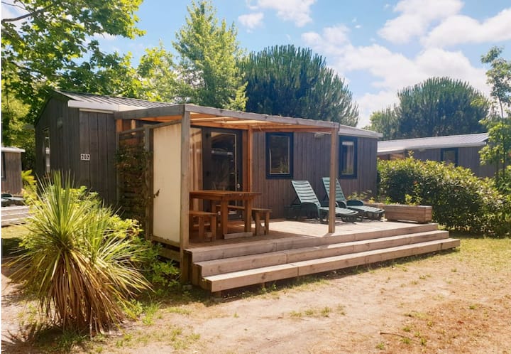 Mobilhome Biscarrosse Lac 6 P Climatisé Camping 5* - Biscarrosse
