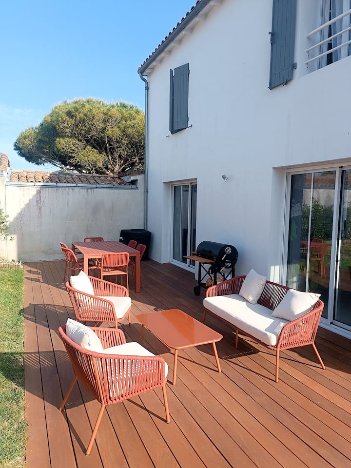 Maison 3 Chambres Avec Jardin à 3mn De La Plage - Rivedoux-Plage