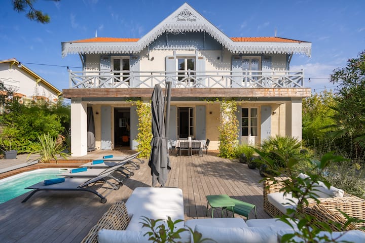 [Villa Historique] Avec Piscine En Ville D'hiver - Cap Ferret