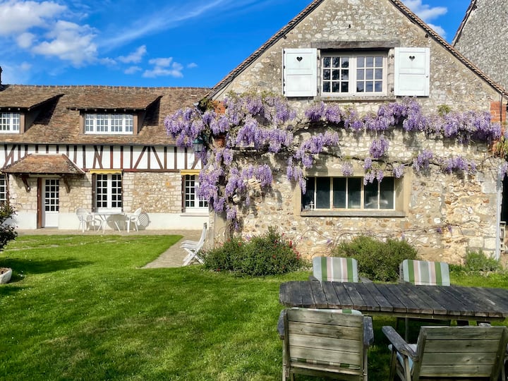 Suite Familiale Dans Ferme Rénovée (10 Km Giverny) - Giverny
