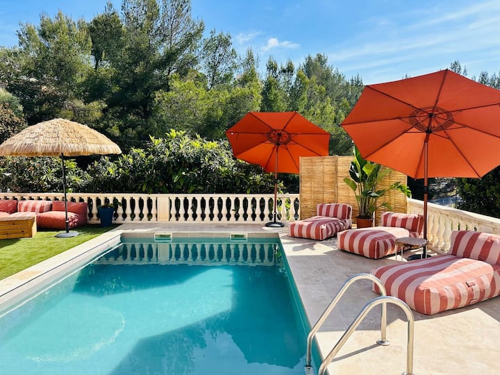 Bas De Maison Avec Piscine - Saint-Cyr-sur-Mer