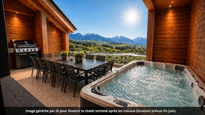 Chalet Quiétude • Neuf 2026 • 17 Pers • Spa & Ciné - Font-Romeu-Odeillo-Via