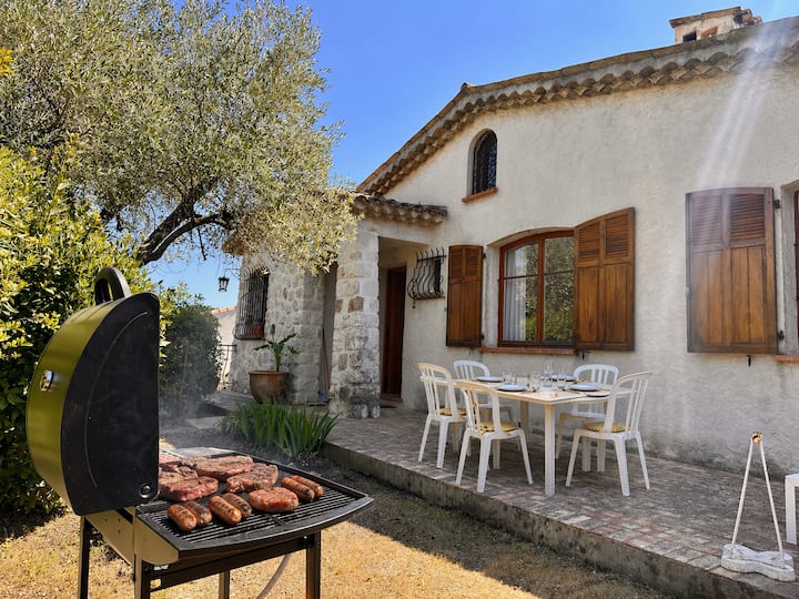 Maison Paisible Jardin Et Barbecue 4 Adultes Max - La Colle-sur-Loup