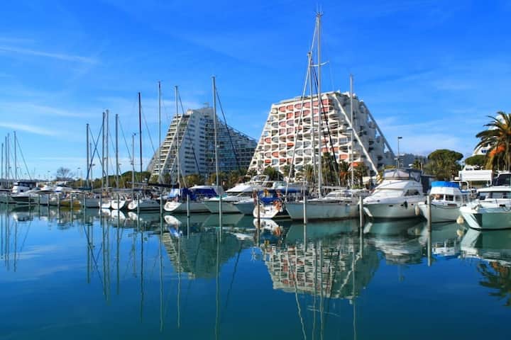 Cœur Du Port, Plage à Pieds - La Grande Motte - La Grande-Motte