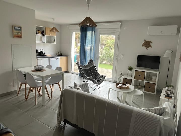 Duplex Idéalement Situé Entre Plage Et Forêt - Mimizan