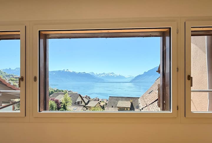 Vue Imprenable Léman – Cosy à Chexbres - Vevey