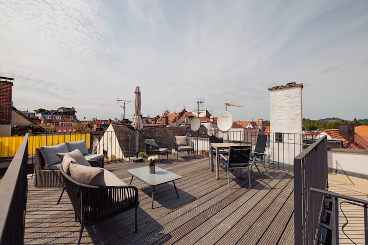 Haus Spiegel - Mediterran 3 Mit Dachterrasse - 린다우