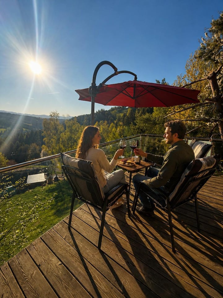 Exklusives Chalet Mit Panoramablick Am Sonnberg - Spielberg