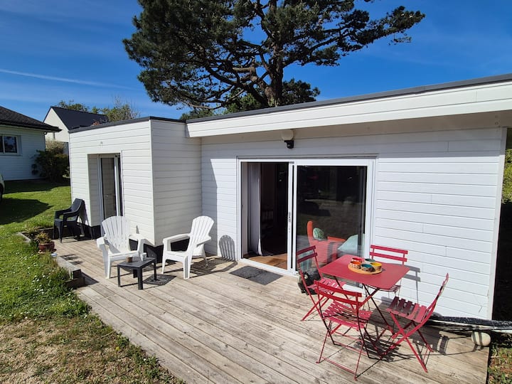Maison En Bois Au Calme Proche De La Mer - Plage Saint Guirec