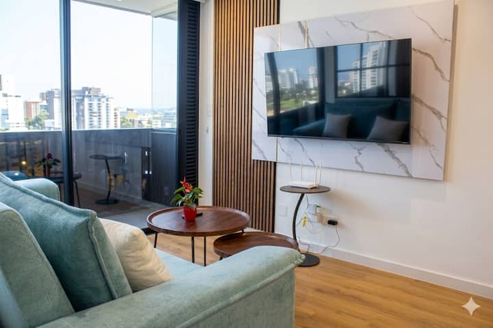 Lujo En Miraflores: Vista Al Mar & Confort Premium - Pérou