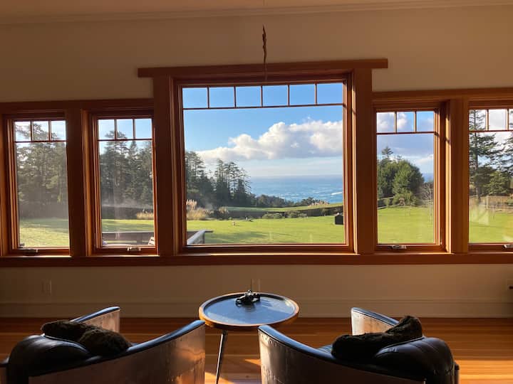 Sea Fox Estate-secluded Ocean View 4 Br On 11 Acre - Mendocino, CA