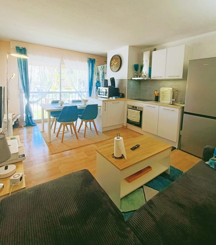 Logement T2 Vue Marina - Sainte-Marie-la-Mer