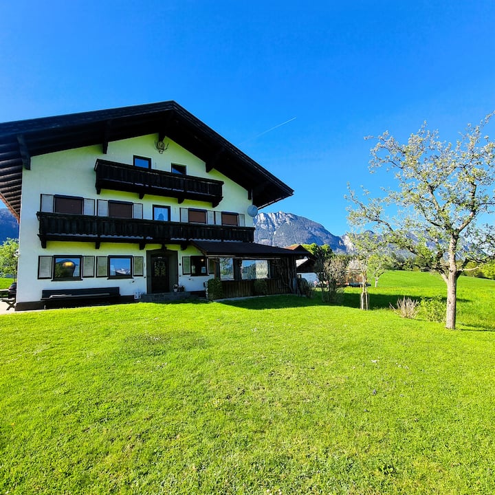 Natur & Ruhe: Bauernhaus Wohnung Mit Salvenblick - Hinterthiersee