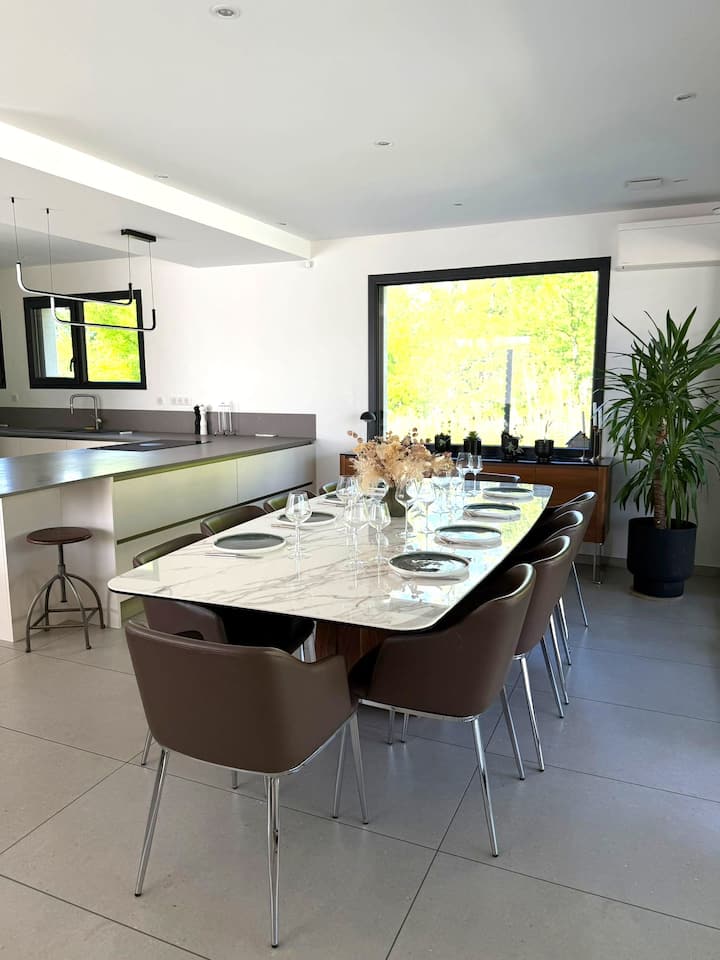 Maison Premium Avec Piscine Chauffée Proche Lyon - Givors