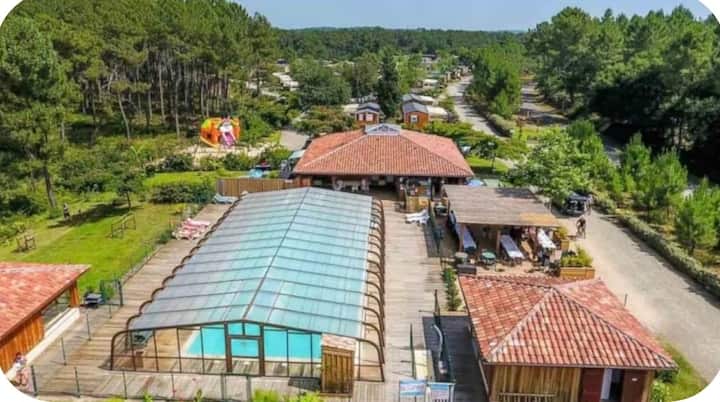 Mobil Home 4 Pers - Camping Landes Océanes - Vielle-Saint-Girons