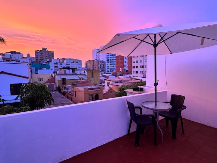 Amazing View And Comfy Apartment In Miraflores - Peru