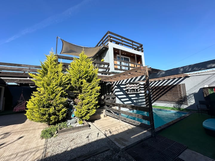Casa Vacacional Con Alberca Climatizada Y Playa. - Rosarito