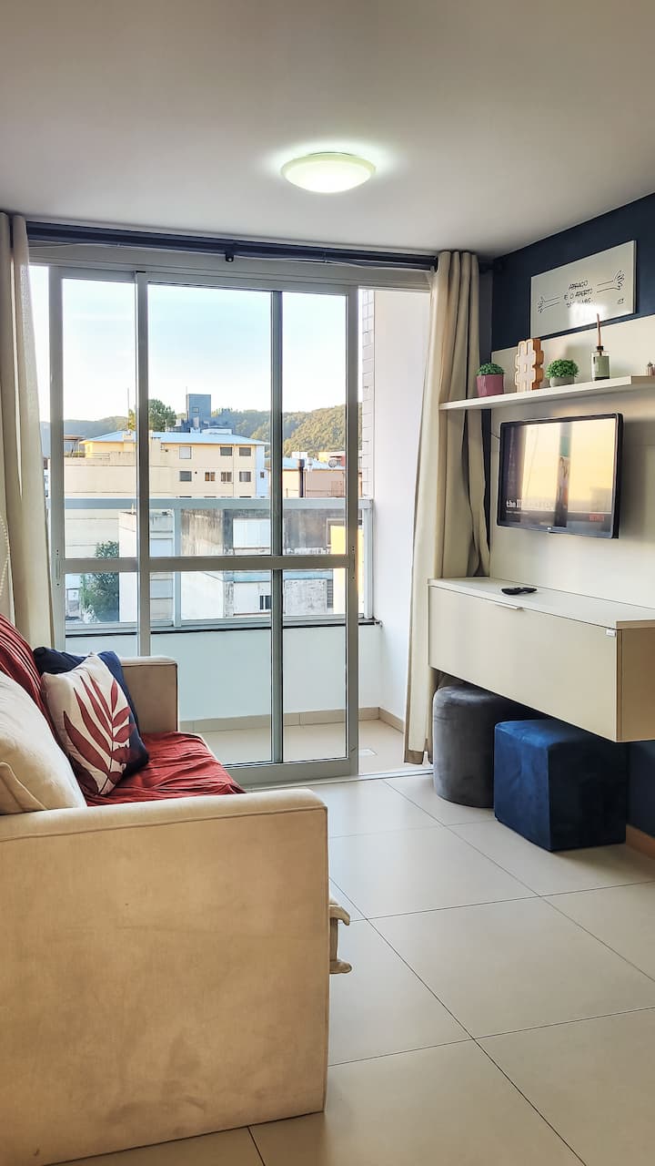 Apartamento Central Com Sacada E Garagem - Santa Maria