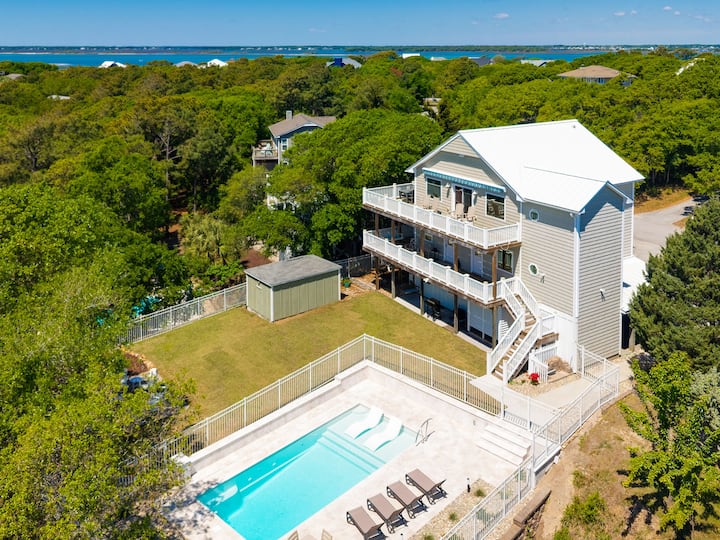 Second Wynd | Luxury Pool, Elevator, Newly Updated - Emerald Isle, NC