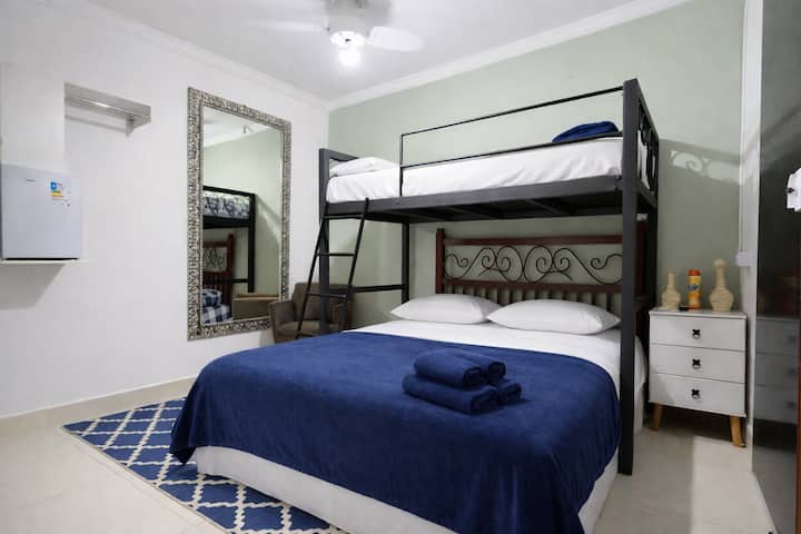 Suíte Ideal 1 Pessoa, Casal Ou Casal C/ Criança. - Piracicaba