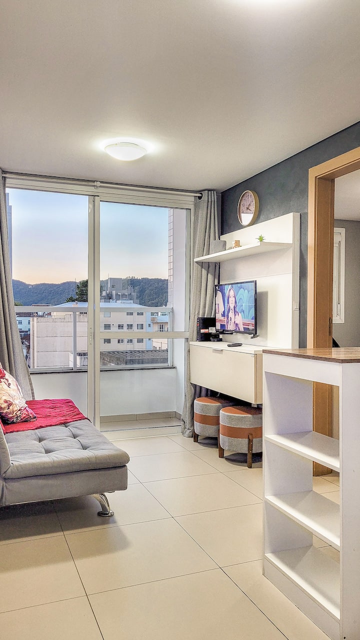 Apartamento Central Com Sacada E Garagem - Santa Maria
