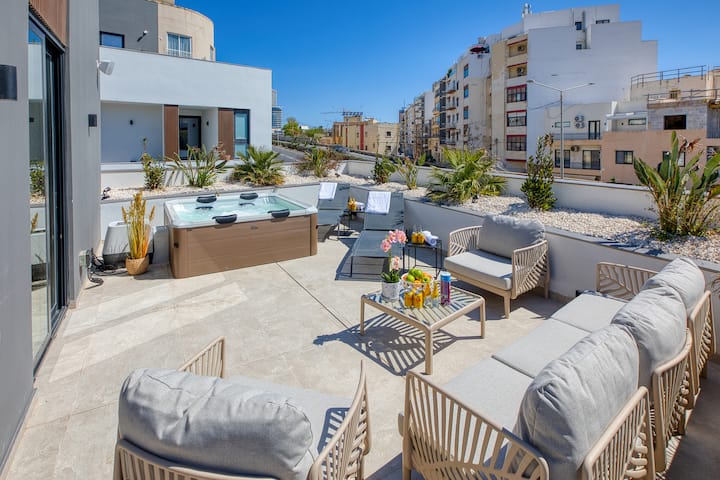 Maltese 6br Luxury Villa Pool Hottub - Málta