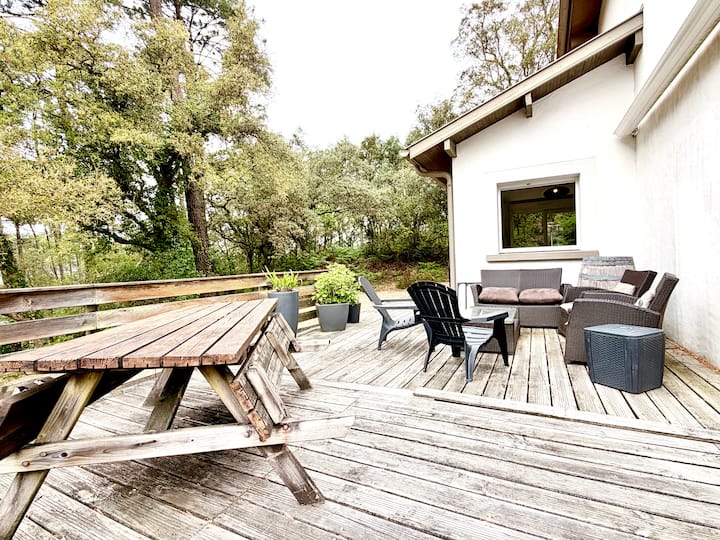 Bel Appart T4 Vue Forêt Avec Terrasse Et Piscine - Soorts-Hossegor