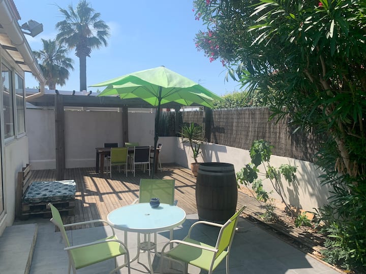 Villa Avec Piscine•10 Min Mer &Montpellier •5 Pers - Palavas-les-Flots