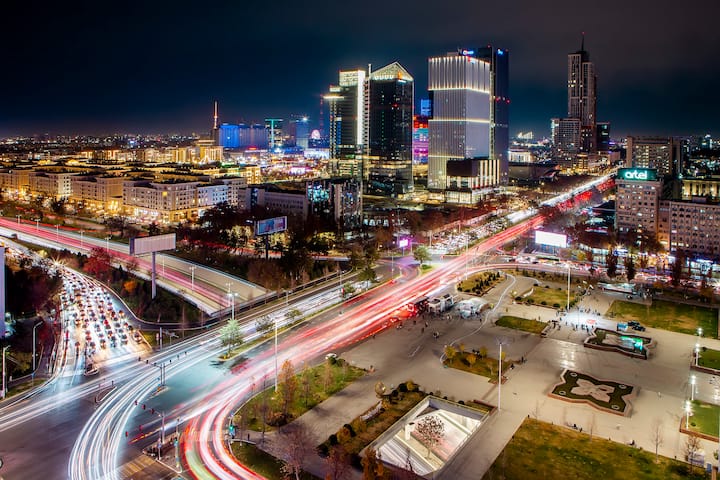 Nrg U Tower 3 комнатная с видом на Tashkent City - Uzbekistan
