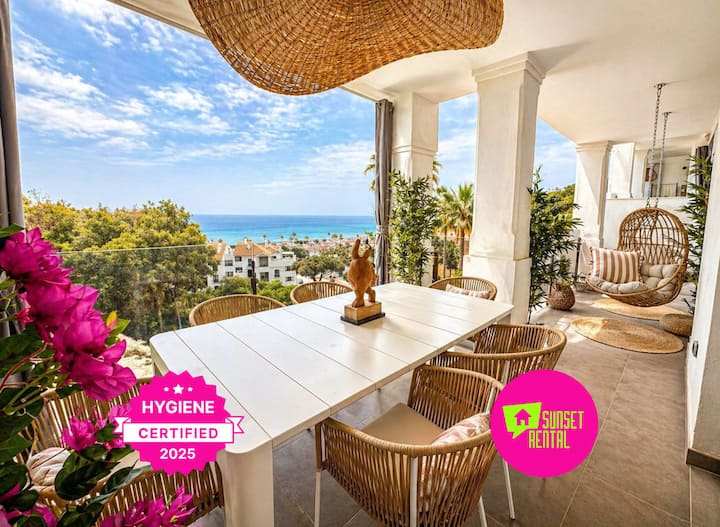 Elegant Apartment With Seaview And 3 Pools - Manilva