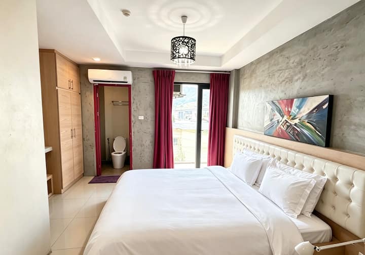 B-monthly Rent/patong Cozy Room Wz Balcony/ Center - Patong Beach