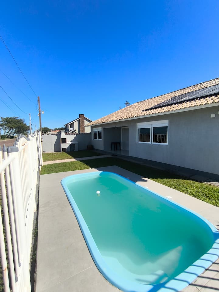 Casa Completa Beira Mar Para Família Com Bilhar - Tramandaí