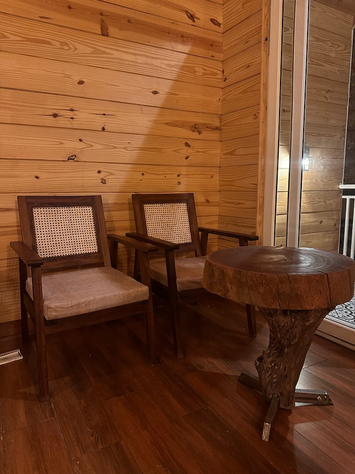 Once In Nature Glass House A Frame Cabin |Balcony| - Dhanaulti